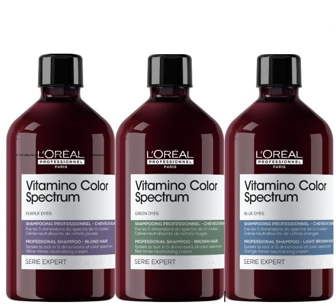 L'Oreal Serie Expert Vitamino Color Spectrum Neutralizing Shampoos ...